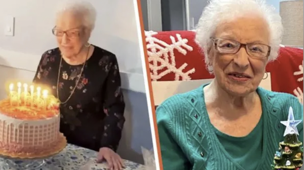 «grace Lepayne Who Is 107 Years Old Celebrates Her Birthday And